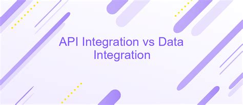 Api Integration Vs Data Integration Apix Drive
