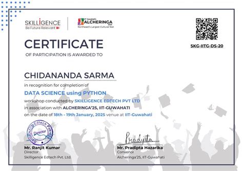 Datascience Python Iitguwahati Skilligence Learning Pandas Chidananda Sarma