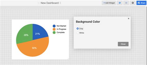 Dashboard Widget Borders Smartsheet Community