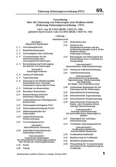 Textsammlung Bpol Fvz I D F Vom 20072023