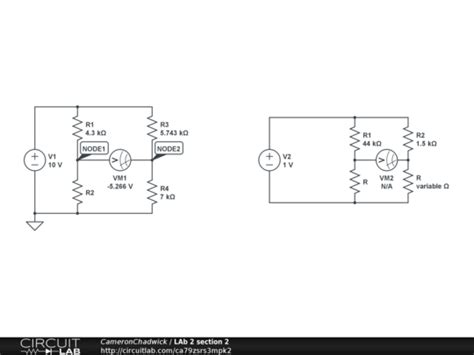 LAb 2 Section 2 CircuitLab LAb 2 Section 2 CircuitLab