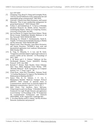Gossip Based Reliable Multicast Protocol Pdf Computer Networking Computing