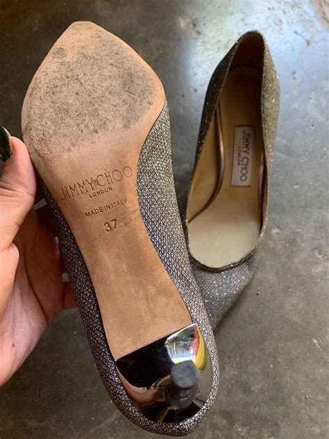 Original Jimmy Choo High Heels Womens Fashion Footwear Sandals On