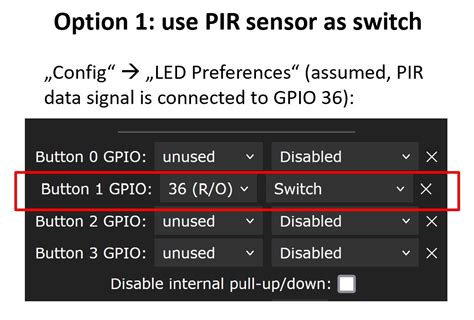 Using PIR Sensors WLED Project