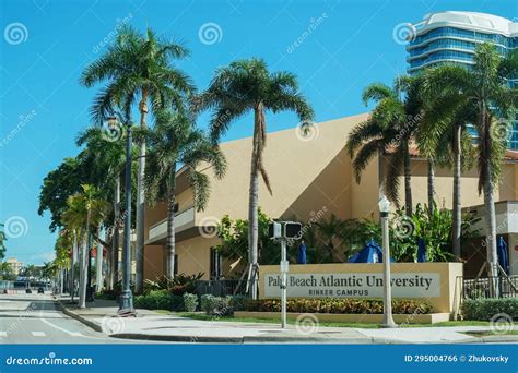 Palm Beach Atlantic University Campus In West Palm Beach Editorial Photo Image Of America