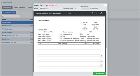 Order Forms And Print Options Adding Disclaimers ServiceMonster Help