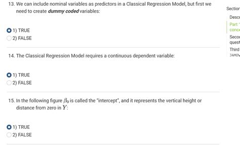 Solved 13 We Can Include Nominal Variables As Predictors In Chegg