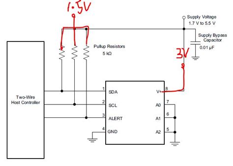 tmp1075 when vs and signal line voltage are different sensors forum