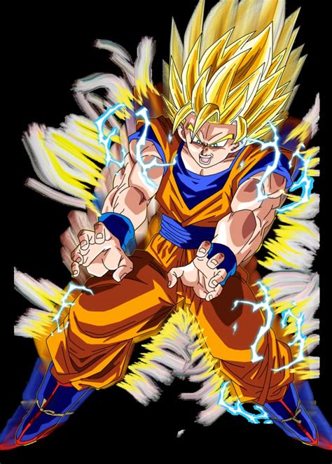 Super Saiyan 2 Goku Aura By Brusselthesaiyan On Deviantart Anime Dragon Ball Super Dragon
