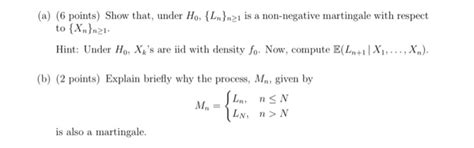 The Sequential Probability Ratio Test SPRT Is A Chegg Com