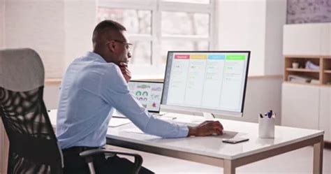 Kanban Project Schedule Management Softw Stock Video Pond