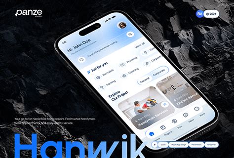Handyman Service Mobile App UI UX Design Behance Handyman Service Mobile App UI UX Design Behance
