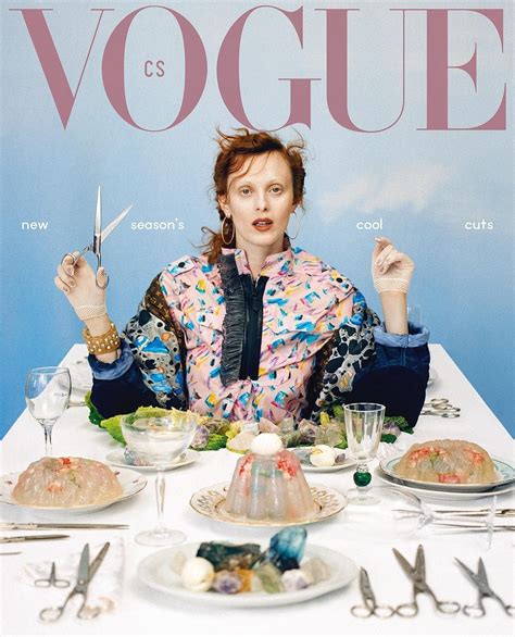 Vogue Czechoslovakia Cover March 2019 Karen Elson Vogue Cover Karen