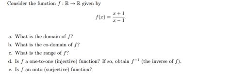 Solved Consider The Function F R R Given By 2 1 F 2 2 1 Chegg Com