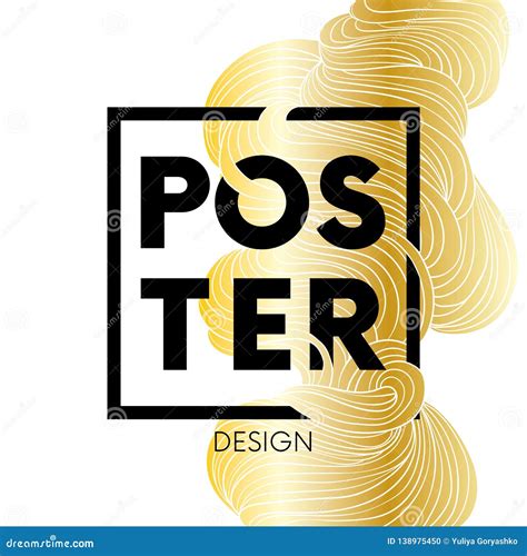 hand drawn fluid shape design artistic graphic element vector