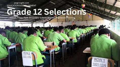 Png Grade 12 And Grade 10 2024 Exam Result And Selection Dates