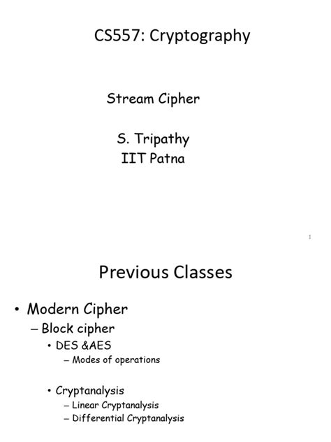 Stream Cipher Pdf