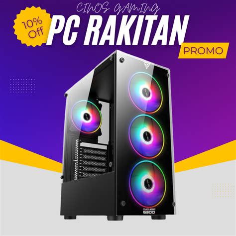 Jual PC GAMING INTEL CORE I3 10105F GENERASI KE 10 TERBARU Shopee Indonesia