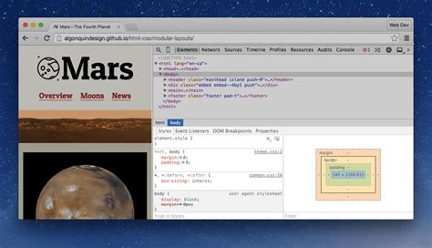 Browser Developer Tools · Web Dev Topics · Learn The Web