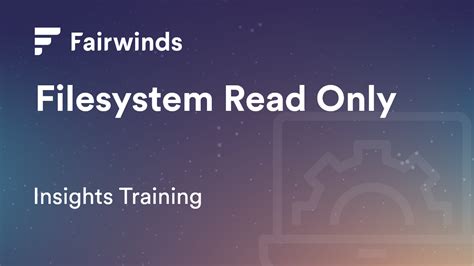 Action Item Checking For Read Only Filesystems