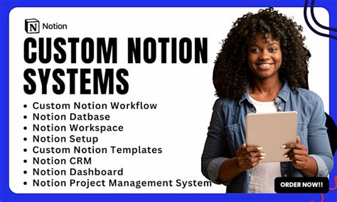 custom notion template notion workspace workflow automation notion