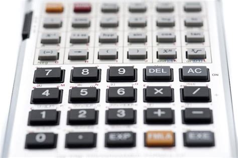 Free Image Of Close Up Shot Of Calculator Buttons
