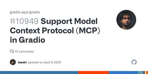 Support Model Context Protocol Mcp In Gradio · Issue 10949 · Gradio Appgradio · Github