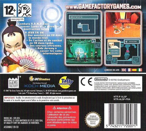 Code Lyoko Cover Or Packaging Material MobyGames