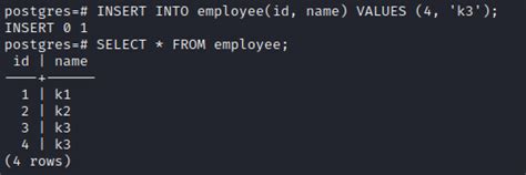 Postgresql Bigserial Primary Key Autoincrement Example