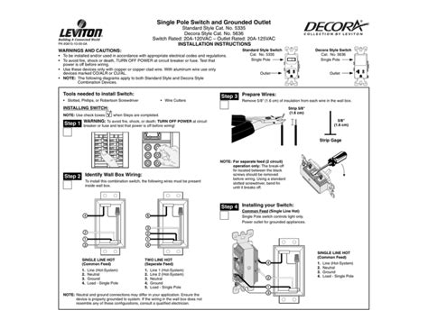 Single Pole Switch And Receptacle Wiring Diagram Wiring Diagram