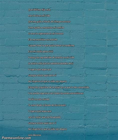 Poemas Bonitos Para Una Hija Poemas Online