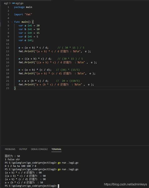 Datawhale And Golang（四、运算符、控制语句）golang 乘号 Csdn博客