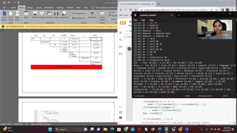 Cyk Parsing With Cfg Sentences Youtube
