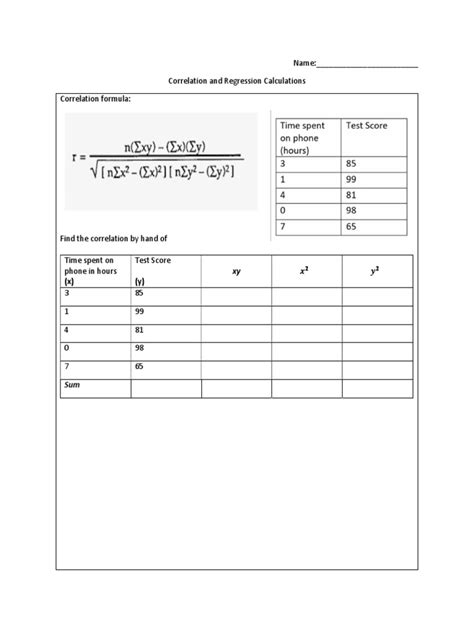 correlation and regression notes 2 0 pdf linear regression