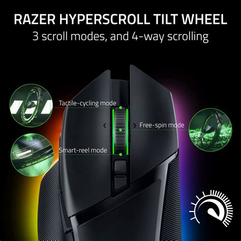 Mua Basilisk V3 Pro Wireless Gaming Mouse HyperScroll Tilt Wheel 30K DPI Optical Sensor Gen