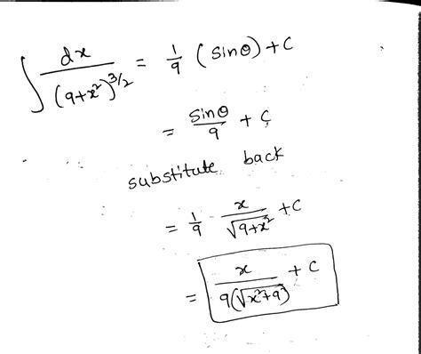 [solved] In Each Of The Following Trigonometric Substitution Problems Draw Course Hero