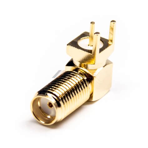 Right Angle Pcb Panel Mount Sma Female Connector Metabeeai