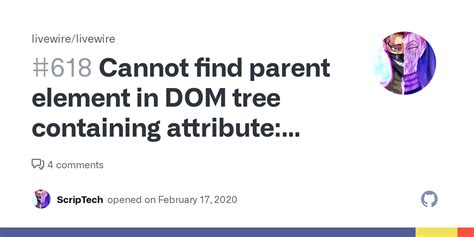 Cannot Find Parent Element In DOM Tree Containing Attribute Wire Id