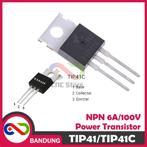 Jual Tip41 Tip41c To 220 6a 100v 65w Npn Power Transistor Shopee Indonesia