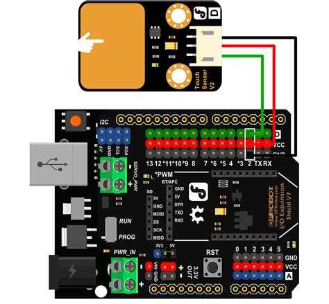 Gravity Digital Capacitive Touch Sensor For Arduino The Pi Hut