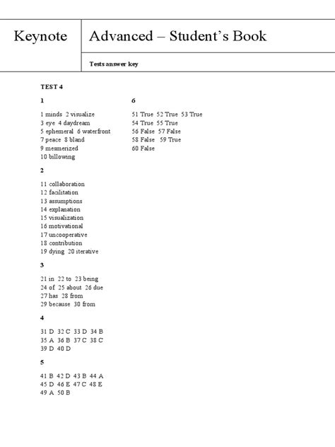 Test 4 Answer Key Pdf Pdf