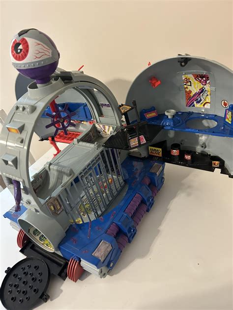 Vintage 1990 Tmnt Technodrome Semi Complete Playset R Tmnt