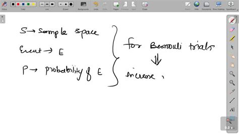 SOLVED In An Experiment With Sample Space S A Certain Event E Has A Probability P Of Occurring