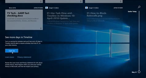 How To Use Windows 10 Timeline PCMag