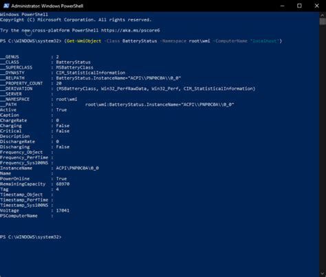 get battery and ac power adapter connection status via powershell nyxshima