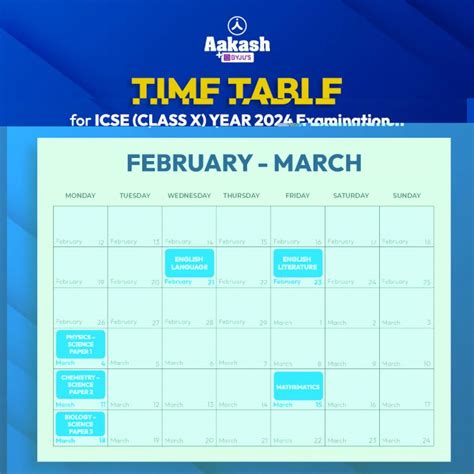 Icse Timetable Dodi Yolane