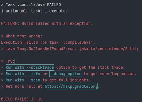 Java Lang Noclassdeffounderror Jakarta Persistence Entity