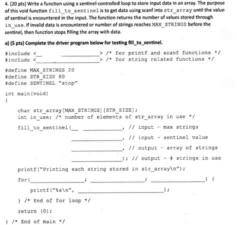 Solved B 5 Pts Write The Function Declaration Prototype