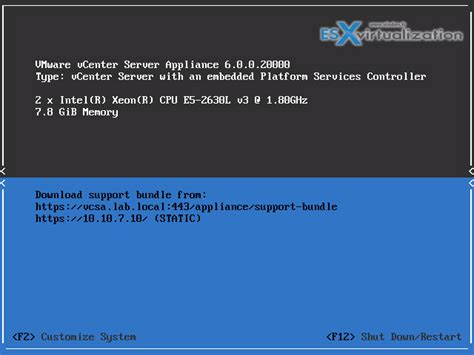 VMware VCSA IP Address Change ESX Virtualization