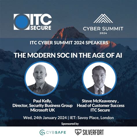 Itc Secure On Linkedin Microsoft Itccybersummit Aiinsoc Mspartner Aiincyber